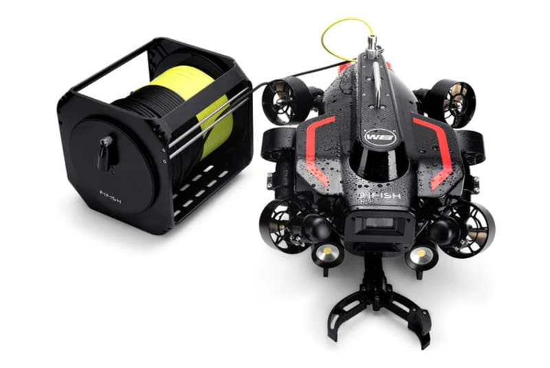 FIFISH Pro W6 Dron Submarino - Logo Rojo Comercial